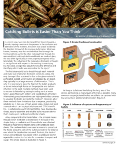 Catching Bullets is Easier Than You Think - GTD Scientific